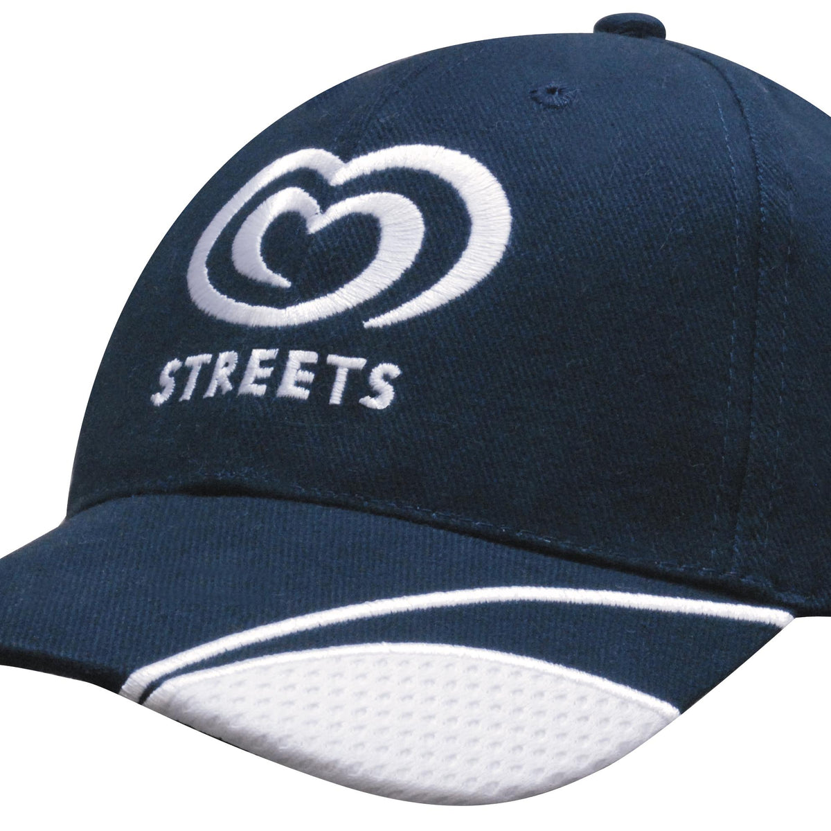 Brushed Heavy Cotton Cap with Mesh Inserts on Peak – Impact Apparel and ...