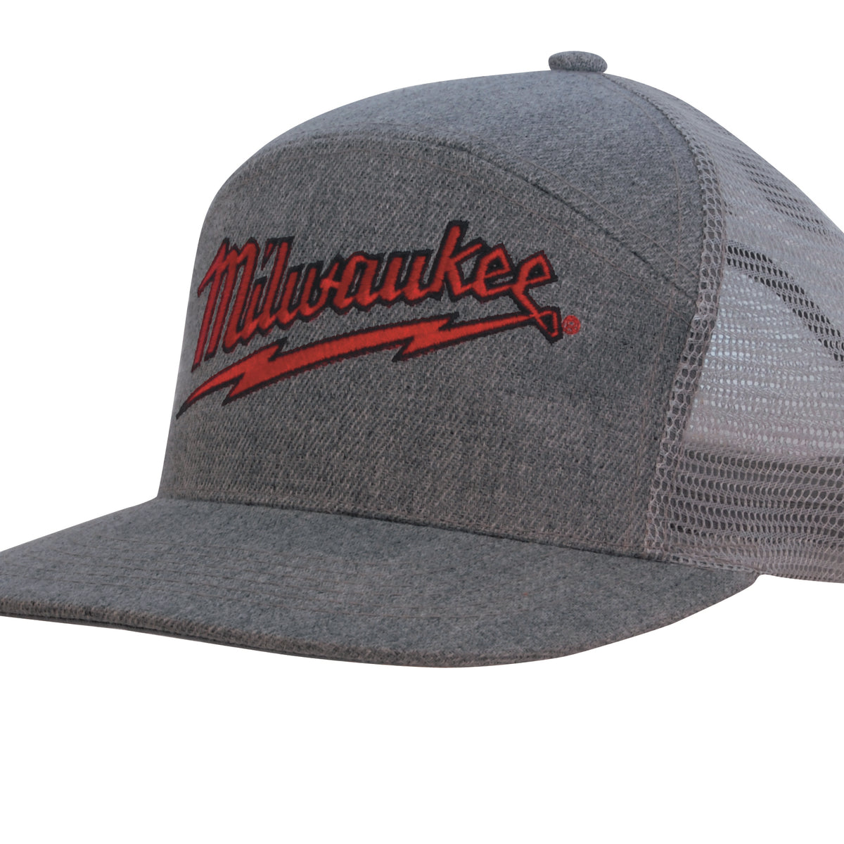 Grey Marle Flannel Cap with Mesh Back – Impact Apparel and Merch