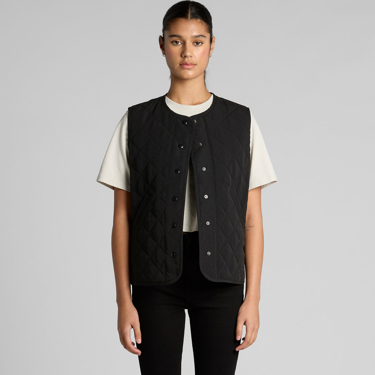 Wo's Quilted Vest – Impact Apparel and Merch