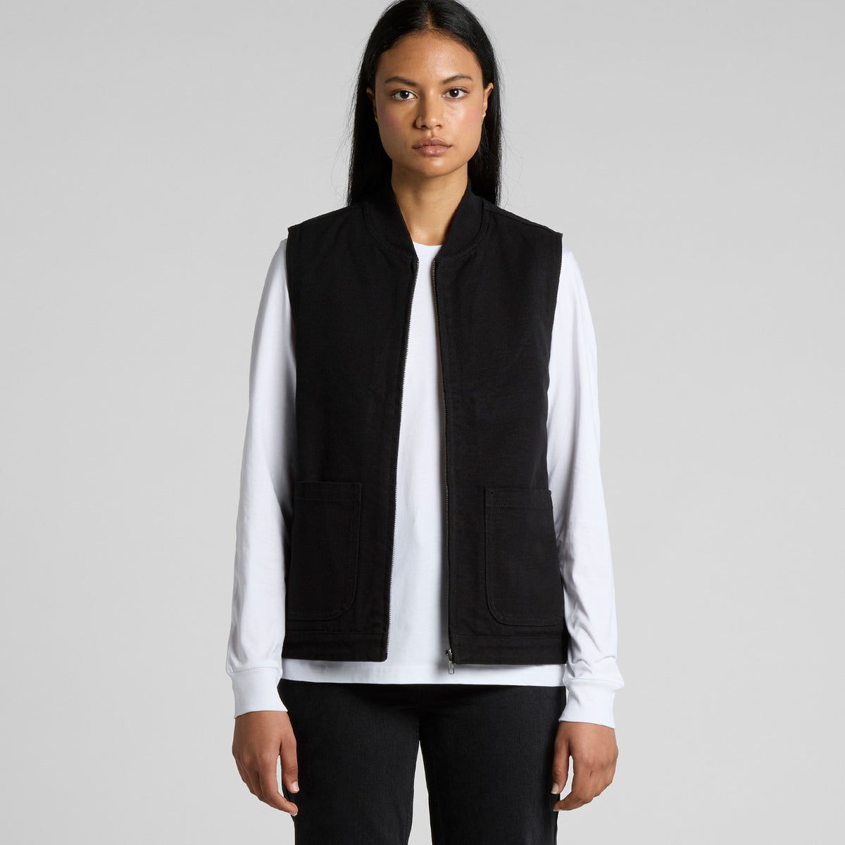 Wo's Canvas Heavy Vest – Impact Apparel and Merch