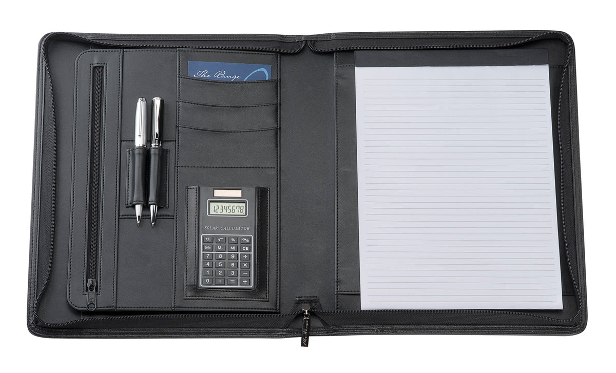 A4 Bonded Leather Compendium – Impact Apparel and Merch