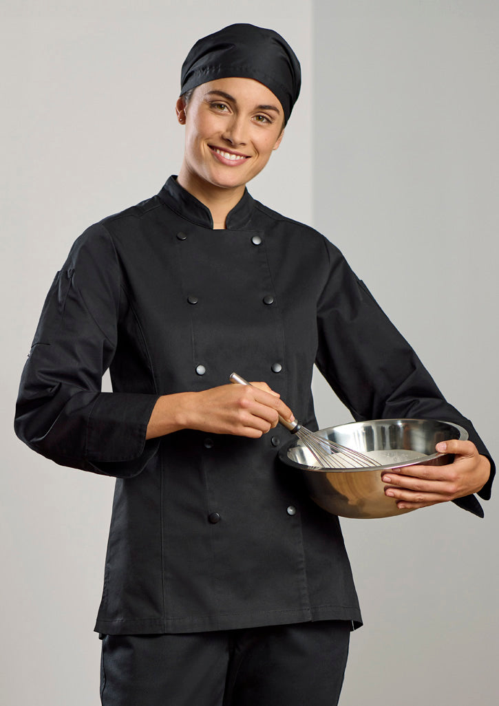 Womens Gusto Long Sleeve Chef Jacket – Impact Apparel and Merch